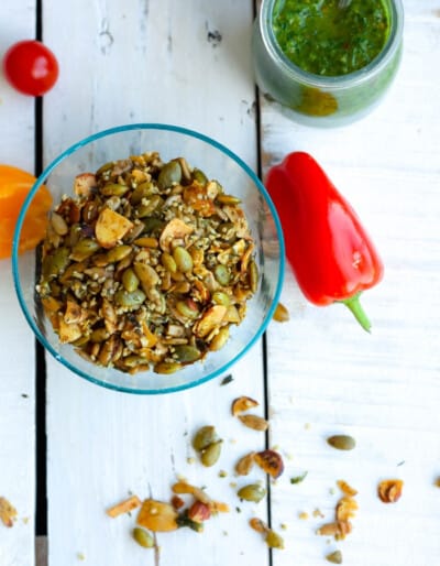 Crunchy Salad Toppers - Sustainable Cooks