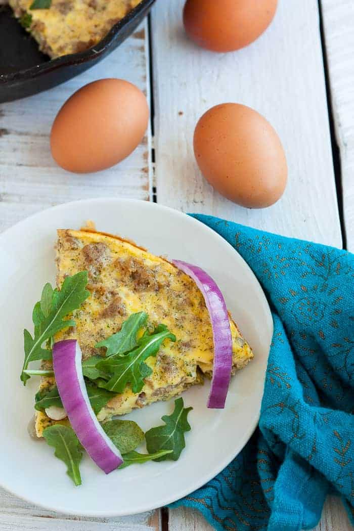 Whole30 + Paleo Frittata {Dairy-Free, GF, Keto} - Sustainable Cooks