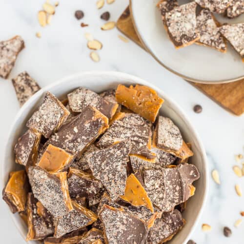 Homemade Almond Roca Recipe | Sustainable Cooks