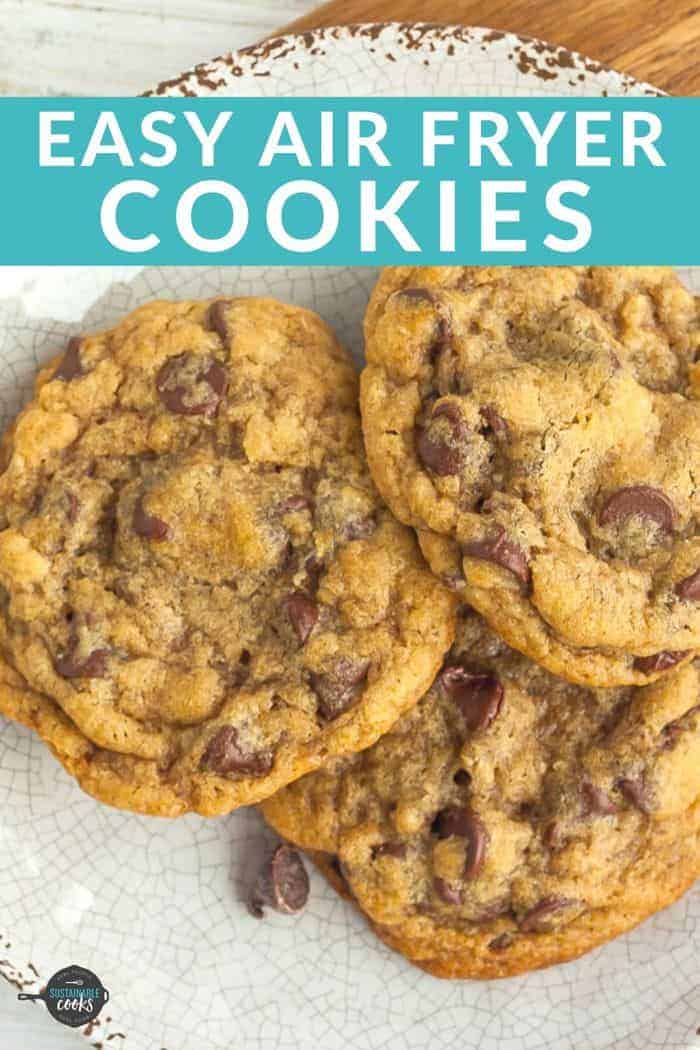 Air Fryer Cookies - Sustainable Cooks