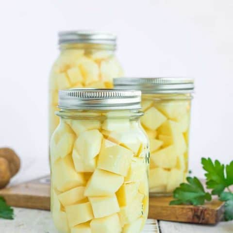 Canning Potatoes {How to Can Potatoes} - Sustainable Cooks
