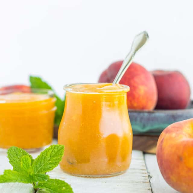 Homemade Peach Syrup Recipe - Sustainable Cooks