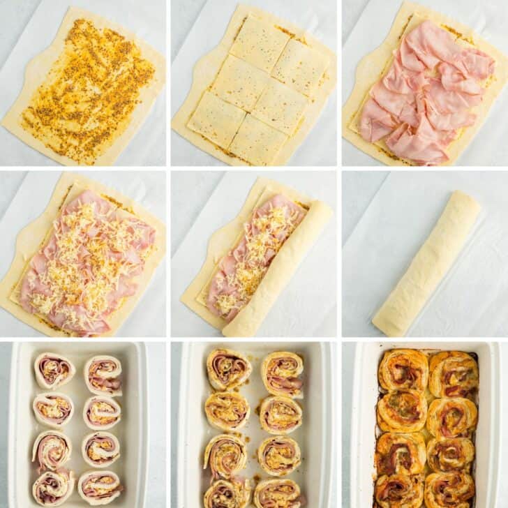 Ham and Cheese Pinwheels - Sustainable Cooks