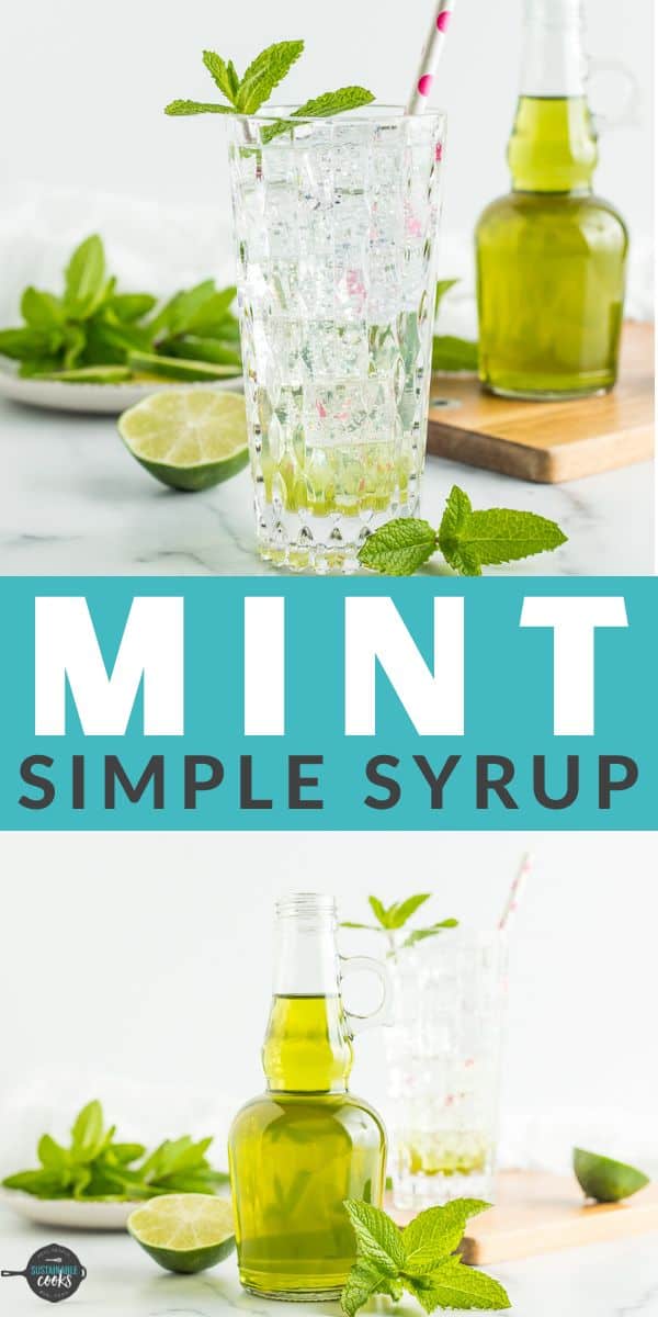 Mint Syrup - Sustainable Cooks
