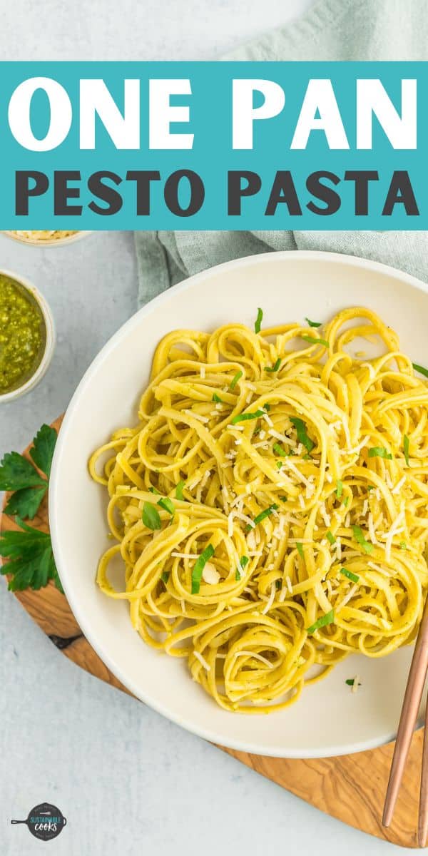 Creamy Pesto Pasta - Sustainable Cooks