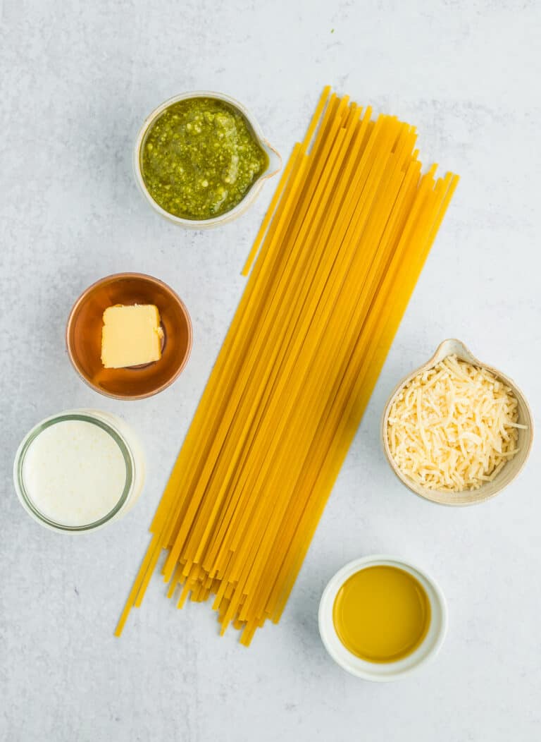 Creamy Pesto Pasta - Sustainable Cooks