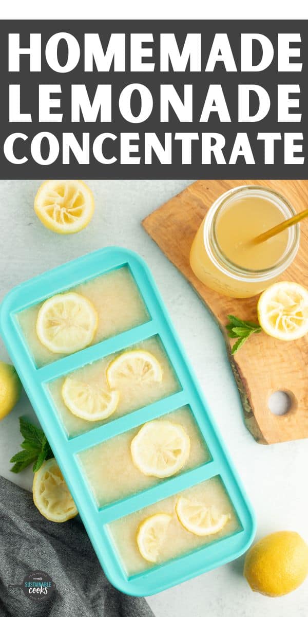 Homemade Lemonade Concentrate - Sustainable Cooks
