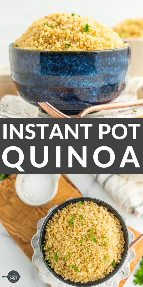 Easy Instant Pot Quinoa - Sustainable Cooks