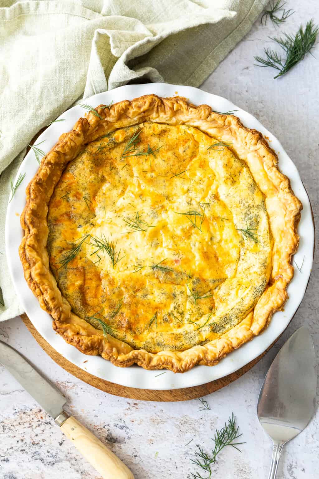 Puff Pastry Quiche - Sustainable Cooks