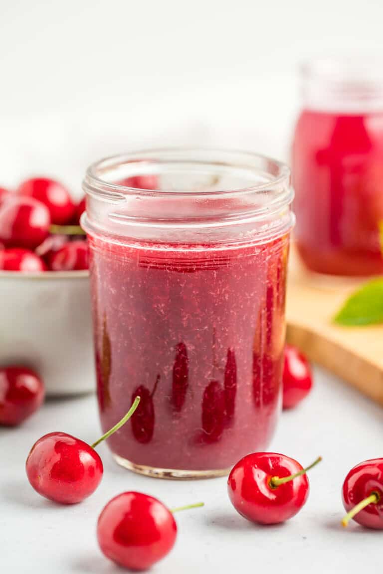 Cherry Syrup Recipe (+Optional Canning Instructions) - Sustainable Cooks