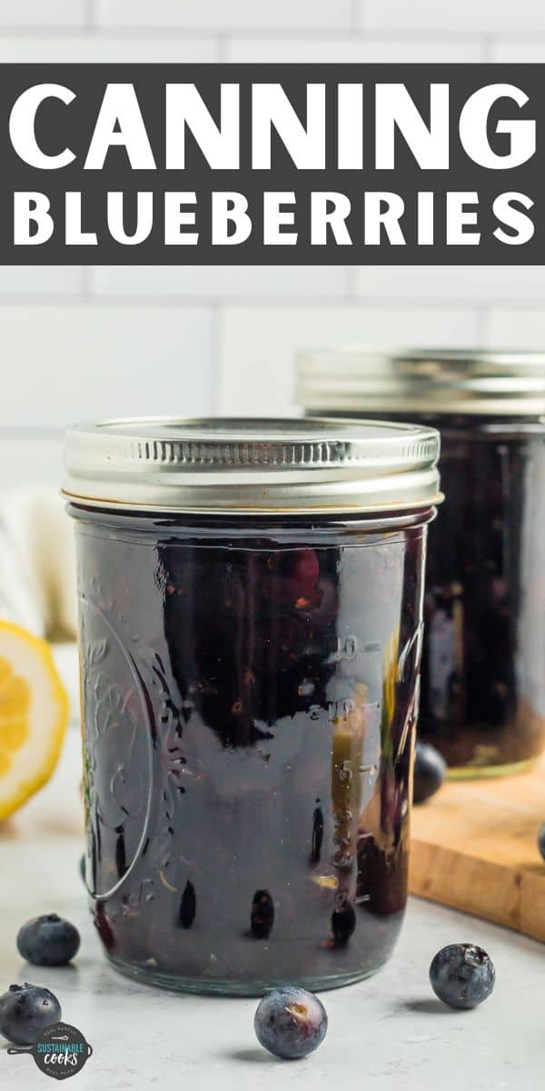 Canning Blueberries - Sustainable Cooks