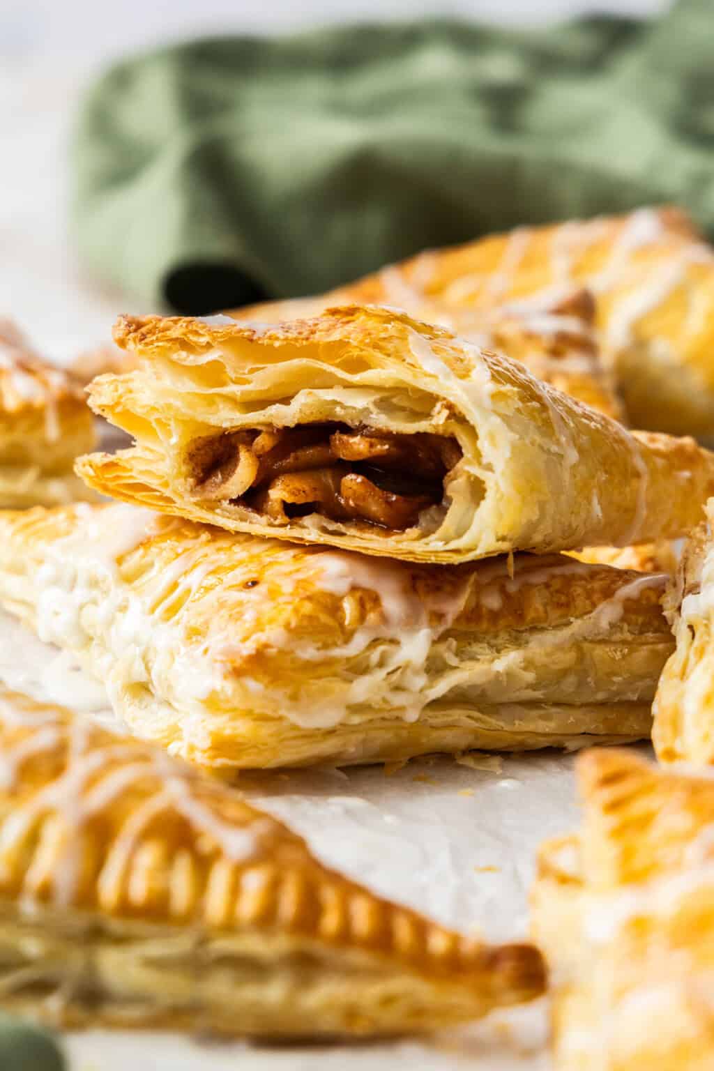 Puff Pastry Apple Turnovers {Tender & Flaky} - Sustainable Cooks