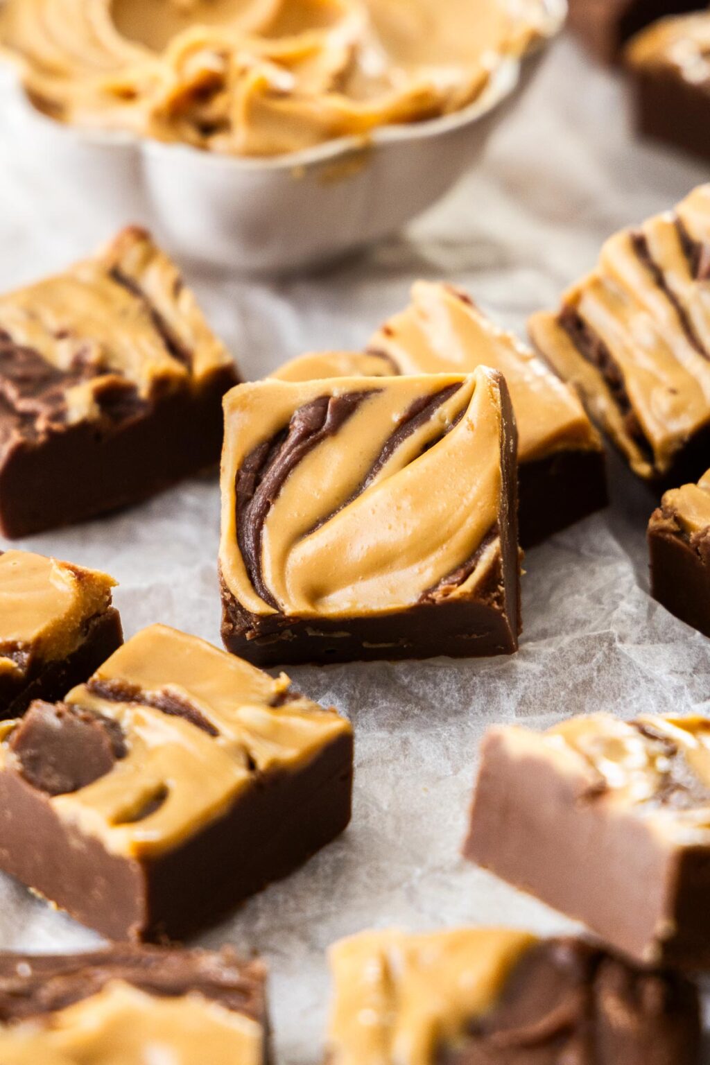Creamy Chocolate Peanut Butter Fudge - Sustainable Cooks