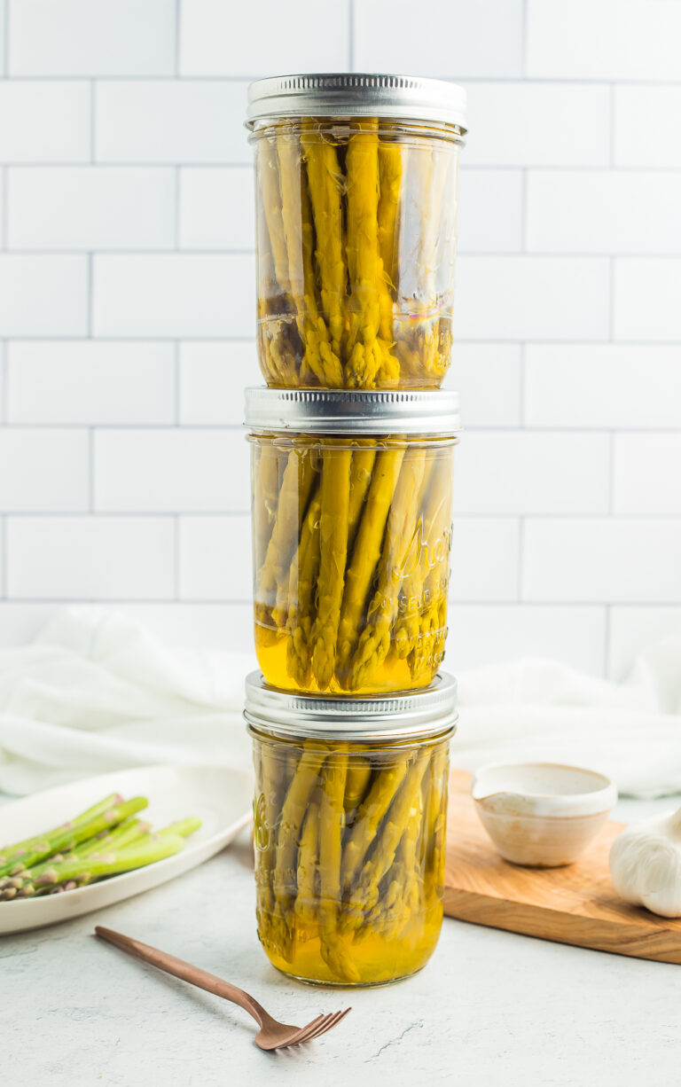 Canning Asparagus {Hot or Raw Pack} - Sustainable Cooks
