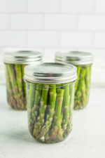 Canning Asparagus {Hot or Raw Pack} - Sustainable Cooks