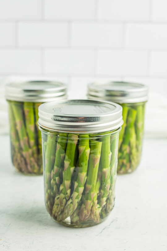 Canning Asparagus {Hot or Raw Pack} - Sustainable Cooks