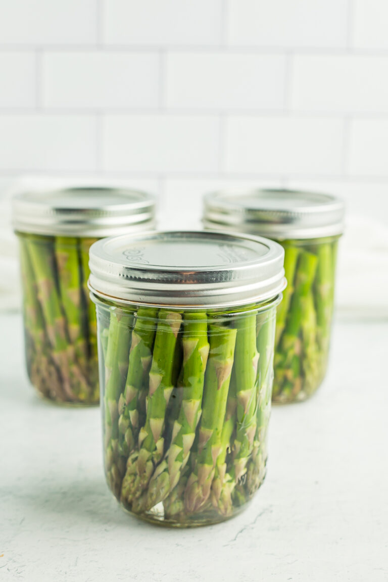 Canning Asparagus {Hot or Raw Pack} - Sustainable Cooks