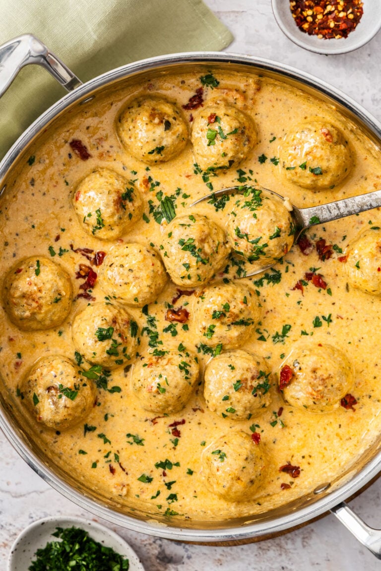 Marry Me Chicken Meatballs 45 Min Sustainable Cooks