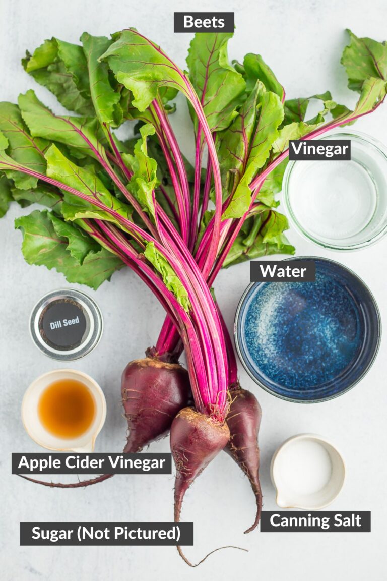 Pickled Beets Recipe For Canning (Low Sugar) - Sustainable Cooks