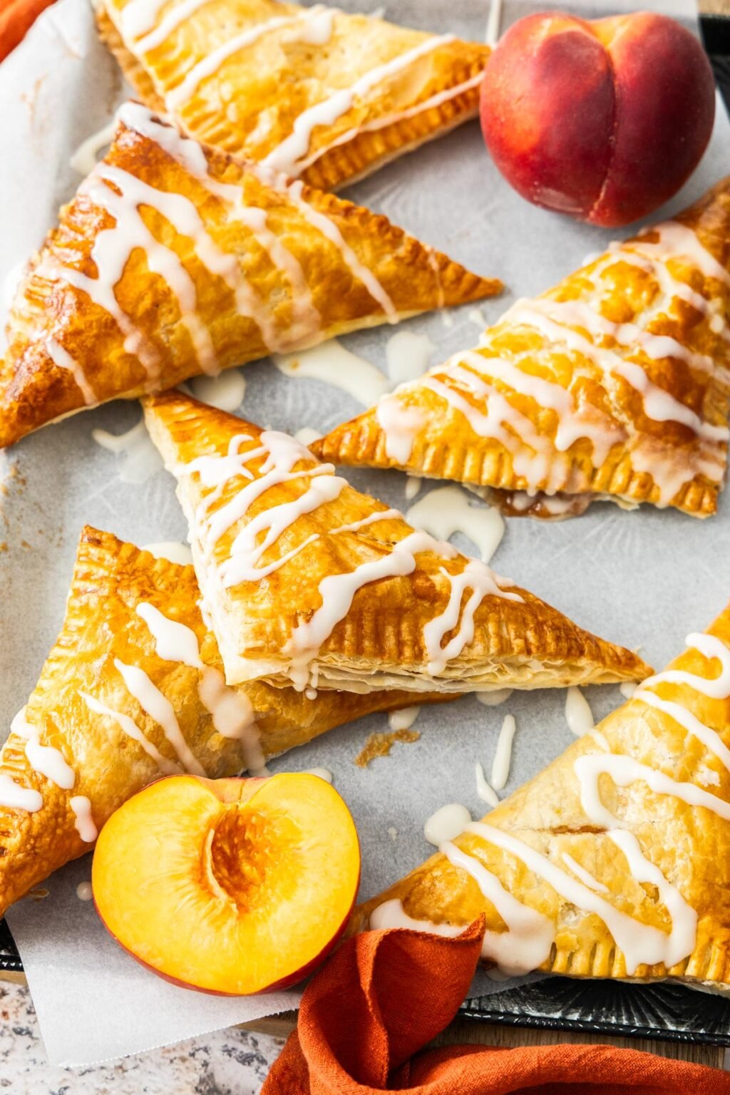 Puff Pastry Peach Turnovers - Sustainable Cooks