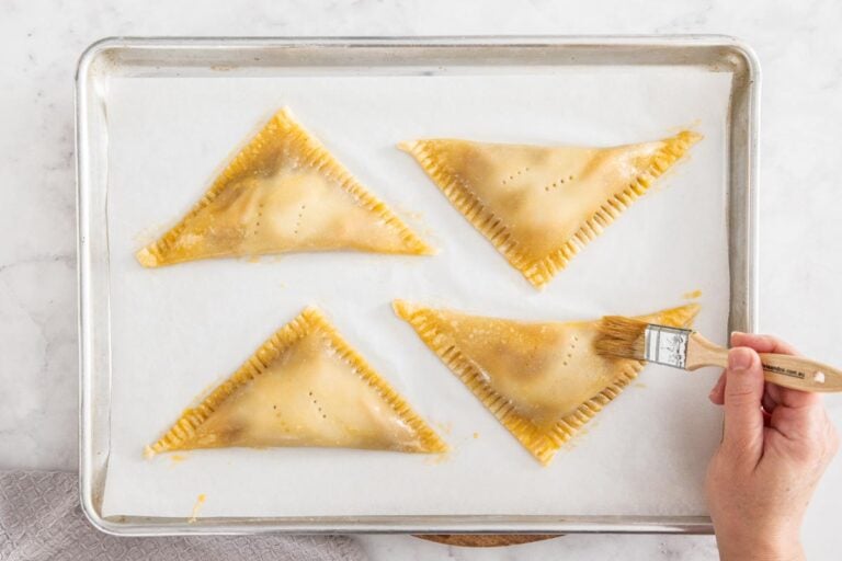 Puff Pastry Peach Turnovers - Sustainable Cooks