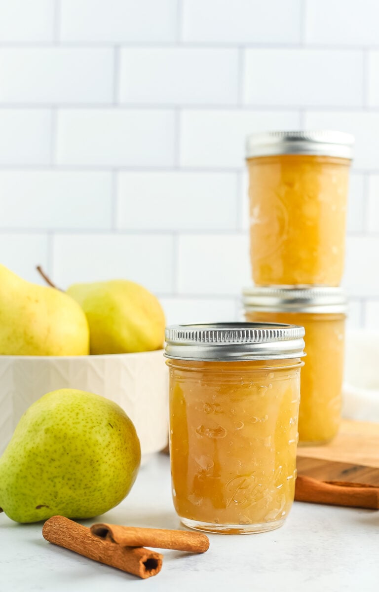 Homemade Pear Preserves (No Pectin) - Sustainable Cooks